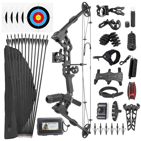 Junxing Archery Compound Bow Set 20 70 Lbs Draw Length 24 30 Up To