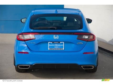 2022 Boost Blue Metallic Honda Civic Sport Touring Hatchback 143812394