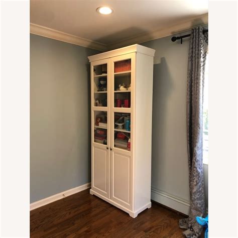 Ikea Liatorp Bookcase With Glass Doors Aptdeco