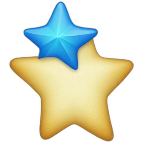 Blue Star Emoji Ai Emoji Generator