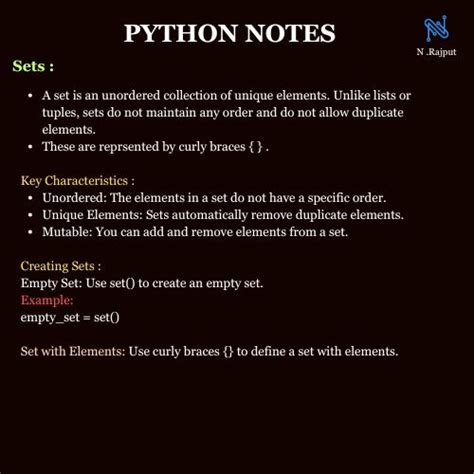 Nandini Rajput On Linkedin Python Pythonsets Coding Programming