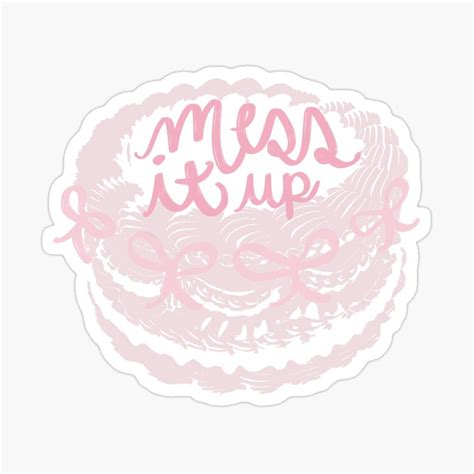 Mess It Up Gracie Abrams Sticker For Sale By Naomiescorner In 2024