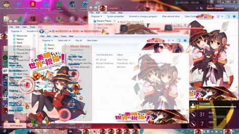 惠惠的爆裂魔法 为美好的世界献上祝福 Win7主题 萌娘资源站