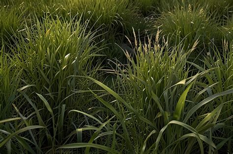 Textured Grass Background With Subtle Depth Premium Ai Generated Image