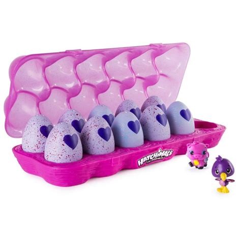 Glittery Egg Carton Compartment Toys Hatchimals Colleggtibles 12pack Playset For Sale Online