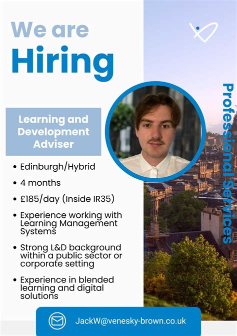 Jack Wiseman On Linkedin 💼 Learning And Development Adviser 🏢 Edinburgh Hybrid 💰 £185 Day…