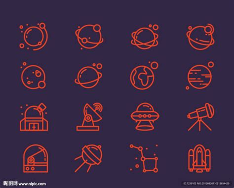 太空图标设计图网页小图标标志图标设计图库昵图网