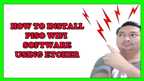 Piso Wifi Software Installation YouTube
