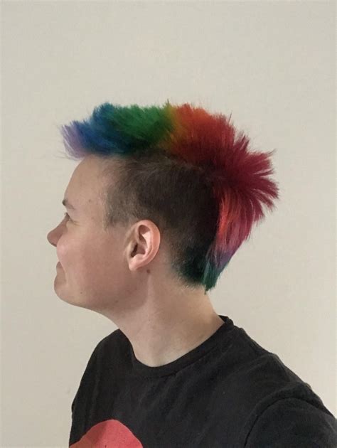 Rainbow Mohawk With Bonus Rainbow Wall R Rainboweverything