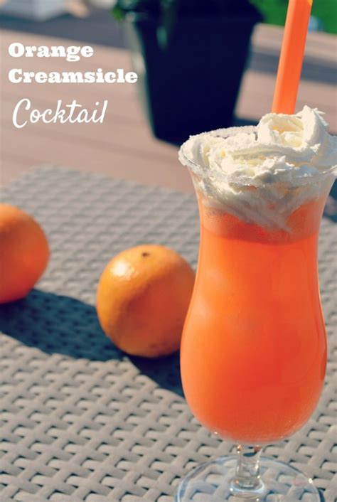 My Summer Boozy Drink Orange Creamsicle Cocktail Feisty Frugal