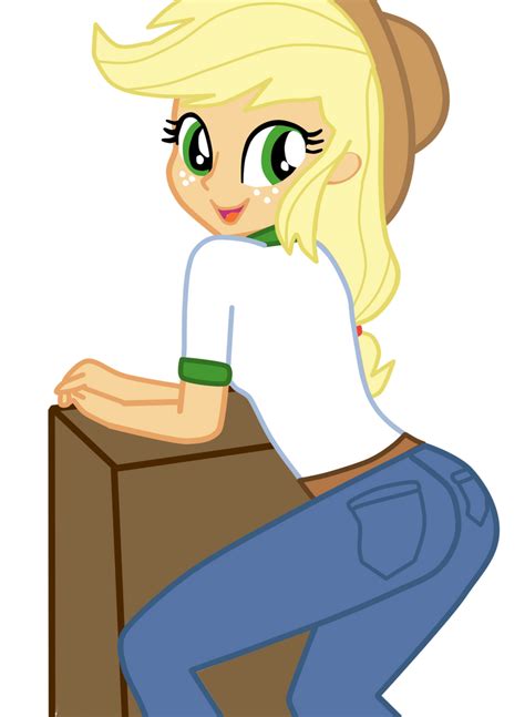 Applejack Sitting By Gmaplay On Deviantart