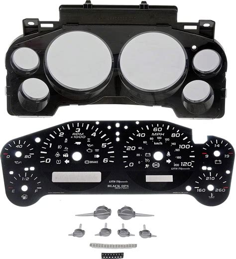 Sierra 1500 Instrument Cluster Upgrade Kit Black Ops Edition 07 12