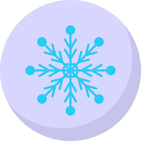Snowflake Flat Bubble Icon 44197958 Vector Art At Vecteezy