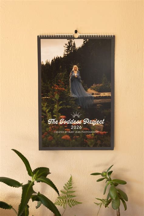 2026 Goddess Wall Calendar Etsy