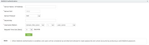 Password Reset Using Radius Authentication Adselfservice Plus