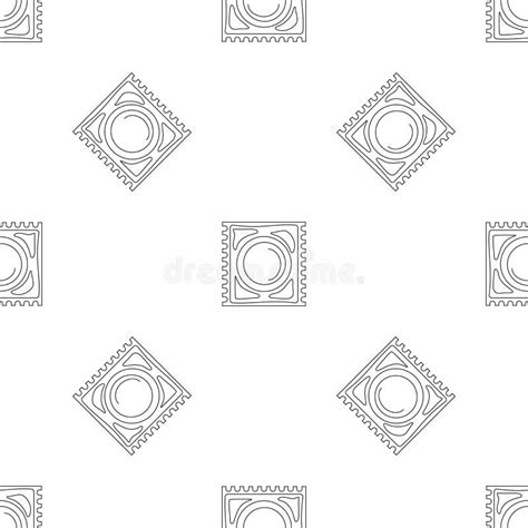 Latex Condom Pattern Seamless Vector Stock Vector Illustration Of