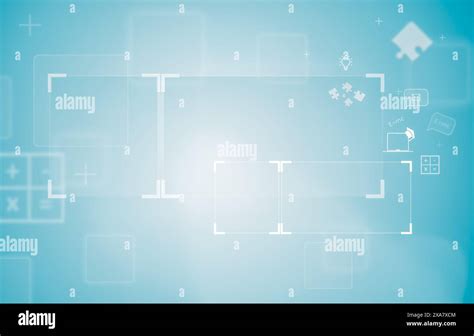 system engineering programming blue futuristic background with