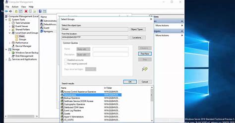 Create A New Local User Account In Windows Server