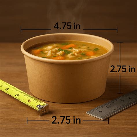 How Big Is A 12 Oz Paper Bowl