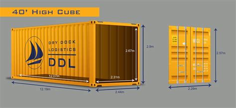 Shipping Container Dimensions And Specifications Dry Dock Logistics