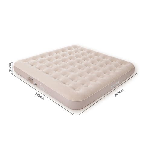 King Size Air Mattress With Built In Pump Perfect For Camping And Home
