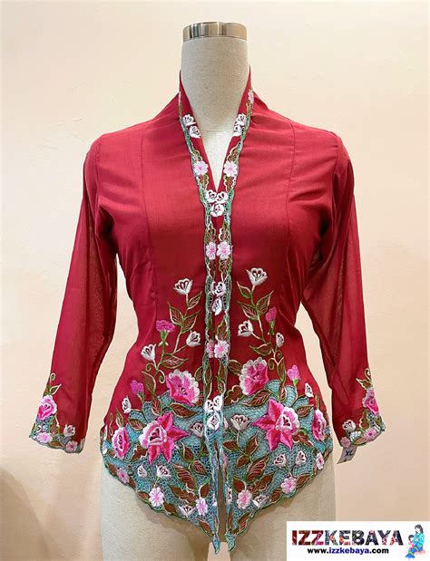 Kebaya Nyonya Auburn Ik1826 Xl