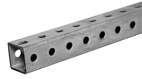 Perforated Square Tube For Making Telescoping Tube Sign Post