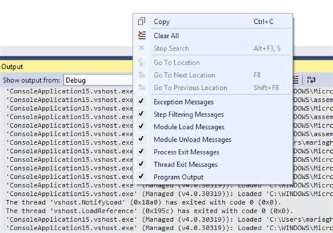 C Disable Traces In Debug Mode Visual Studio Stack Overflow
