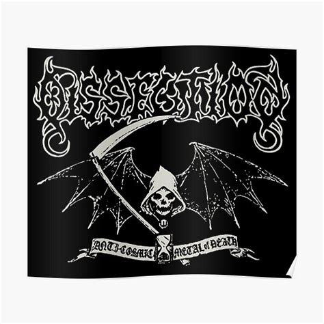 Dissection Poster For Sale By Loudmetal Redbubble