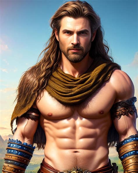 Sexy Warrior Man With Six Pack Body By Creativisio By Creativision1 On