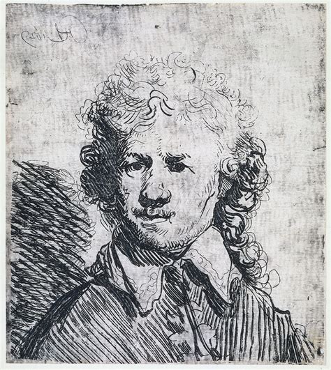 Rembrandts Self Portrait Drawings Seattle Artist League