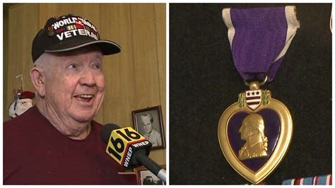 World War Ii Purple Heart Recipient Offers Life Lesson