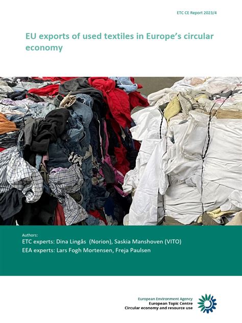 Eu Export Textiles Circular Economy Pdf Recycling Textiles