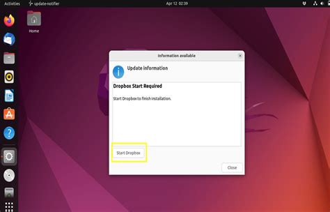 How To Install Dropbox On Ubuntu Using Terminal GUI
