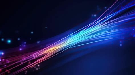 Premium Ai Image Fiber Optics Abstract Background