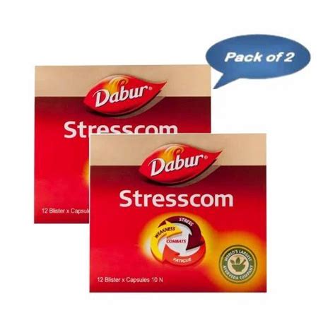 Dabur Stresscom 10 Capsules Pack Of 2 At ₹ 15600 Herbal Stress
