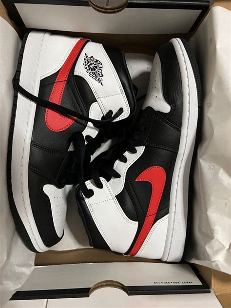 Jordan 1 Mid Chile Red Mens Fashion Footwear Sneakers On Carousell