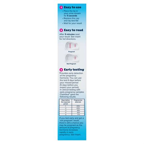Clearblue Early Detection Pregnancy Test Shop Pregnancy And Ovulation