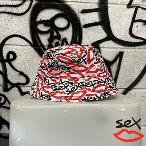 【sex Skateboardsセックススケートボード】sex Camo バケットハット White Sex Skateboards