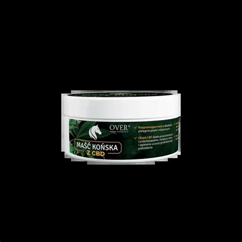 Maść Końska Z Olejkiem Cbd 250g Over Cosmetics