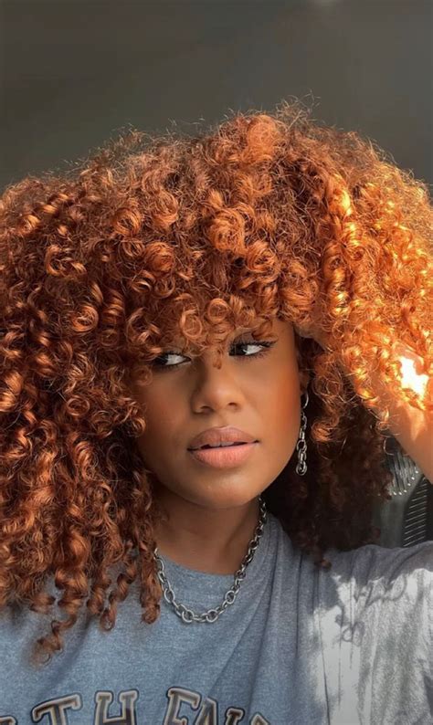 20 Curly Ginger Hair Styles For Both White And Black Women Heartafact