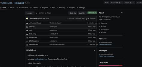 GitHub Green Ace TimpLab5