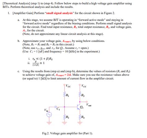 solved just do small signal analysis for the circuit not