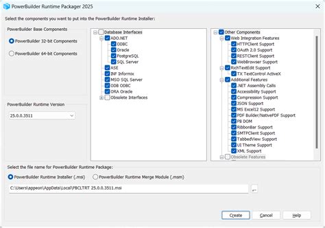 Powerbuilder Runtime Packager Application Techniques
