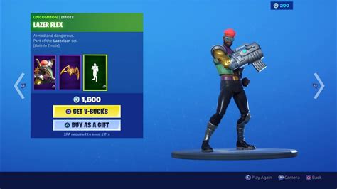 New Lazer Flex Emote In Fortnite Major Lazer Youtube