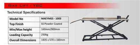 Yamaha Bike Lift At Best Price In Coimbatore Tamil Nadu Maruti Auto