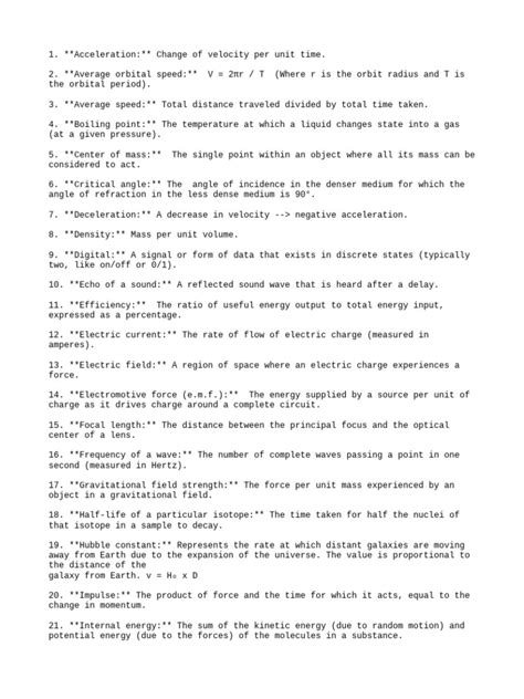 Physicsdefs Pdf Force Waves