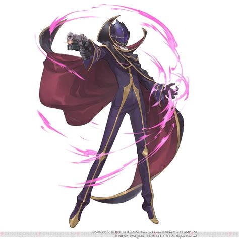 J Herocom Zero Code Geass ในเกมมือถือ Si No Alice เวอร์ชั่นญี่ปุ่น ส่วนเวอร์ชั่น โกลบอล