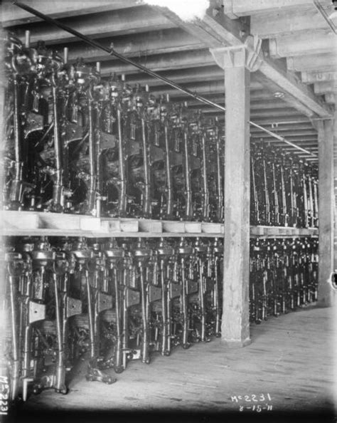 Machine Parts On Assembly Line Photograph Wisconsin Historical Society