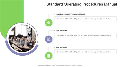 Standard Operating Procedures Manual In Powerpoint And Google Slides Cpb PPT Sample